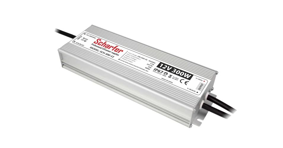 Transformator 300W 12v 25A IP67 - Transformator - LampiShop | Solutii ...